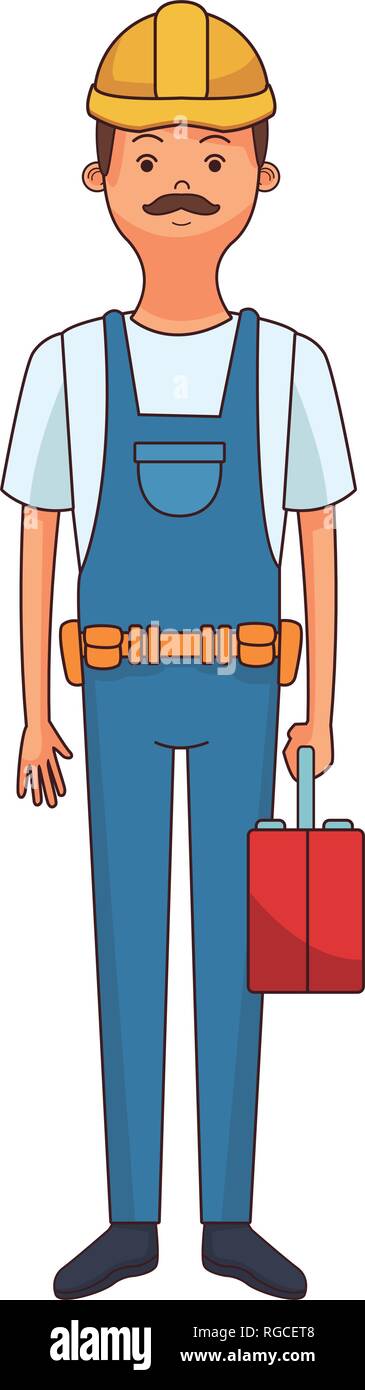 construction builder cartoon Stock Vector Image & Art - Alamy