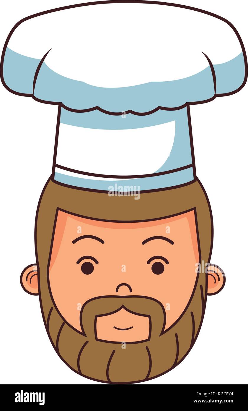 food chef face cartoon Stock Vector Image & Art - Alamy