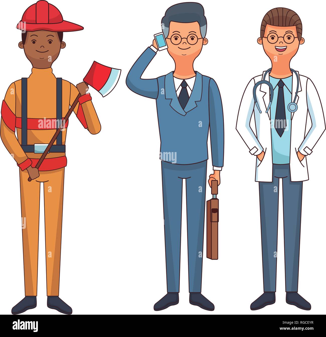 labor day cartoon Stock Vector Image & Art - Alamy