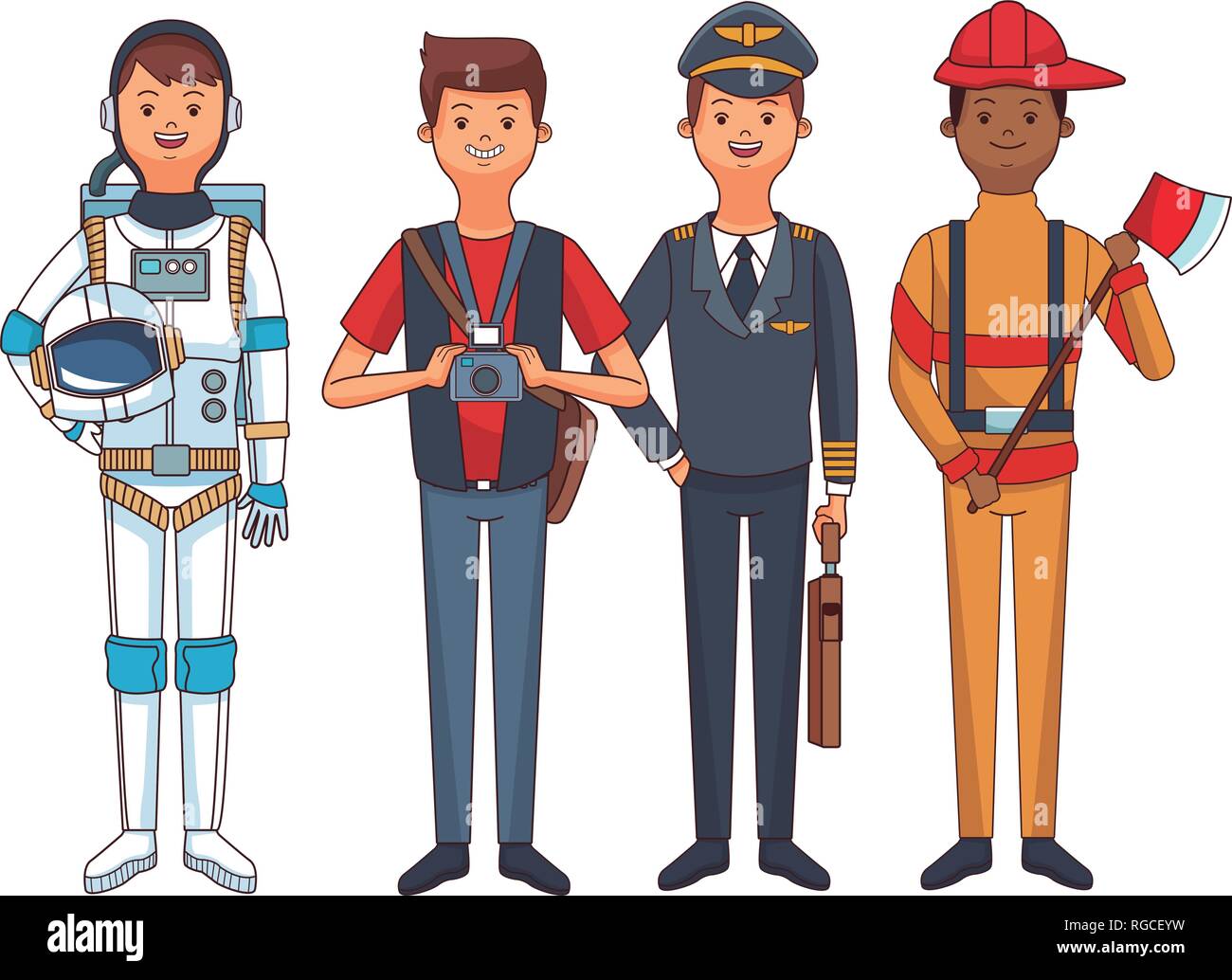 labor day cartoon Stock Vector Image & Art - Alamy