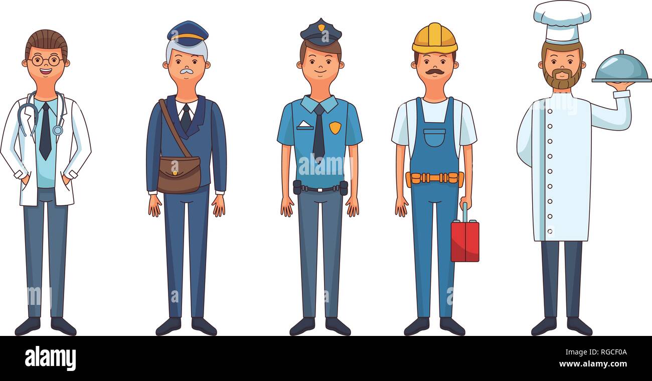 labor day cartoon Stock Vector Image & Art - Alamy