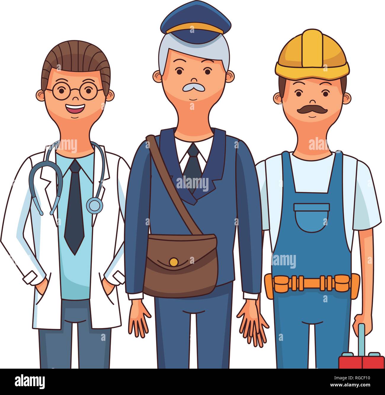 labor day cartoon Stock Vector Image & Art - Alamy