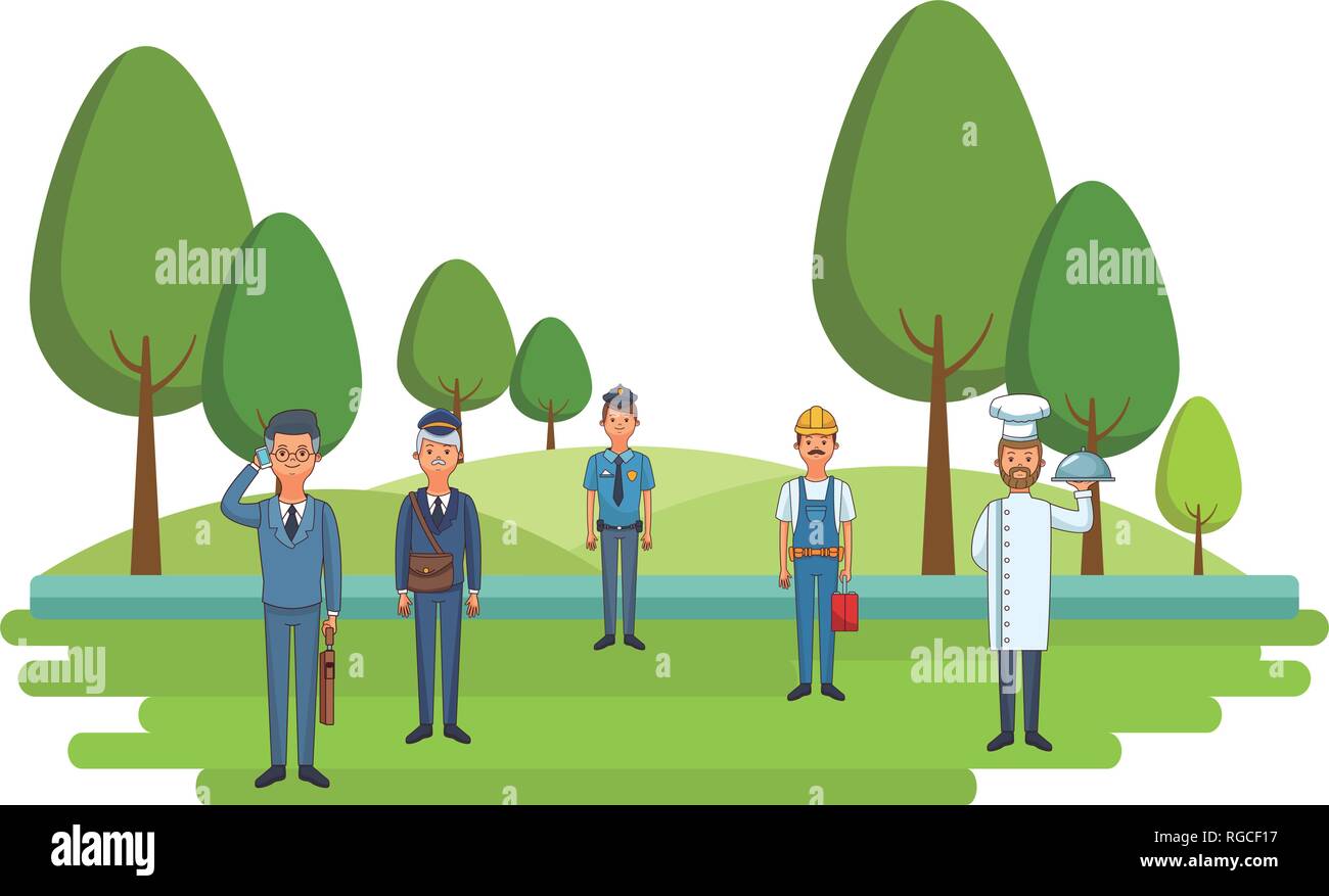 labor day cartoon Stock Vector Image & Art - Alamy