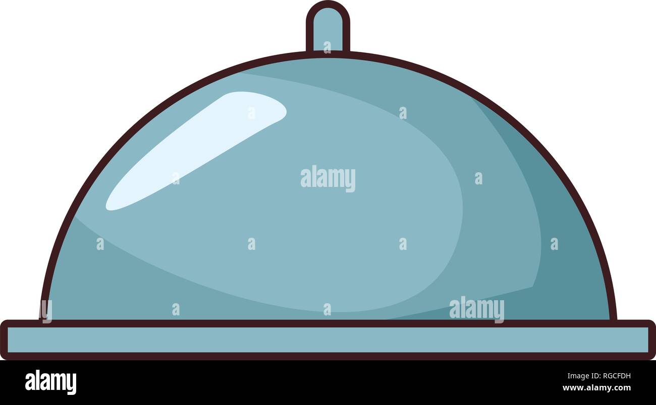 restaurant food cloche cartoon Stock Vector Image & Art - Alamy