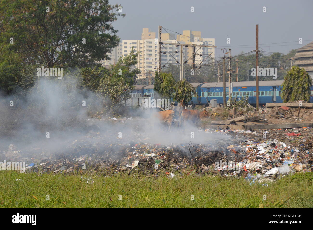 Burning Of Garbage High Resolution Stock Photography and Images - Alamy