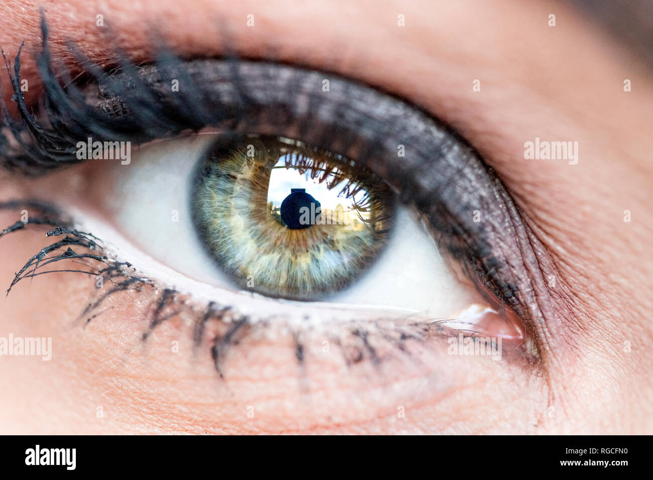 Woman's eye, close-up Stock Photo - Alamy