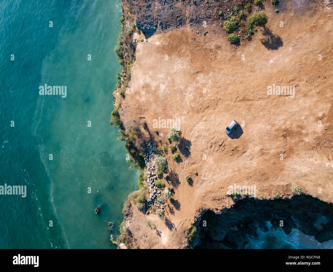 Indonesia, Bali, Aerial view of Balangan beach, viewpoint Stock Photo ...