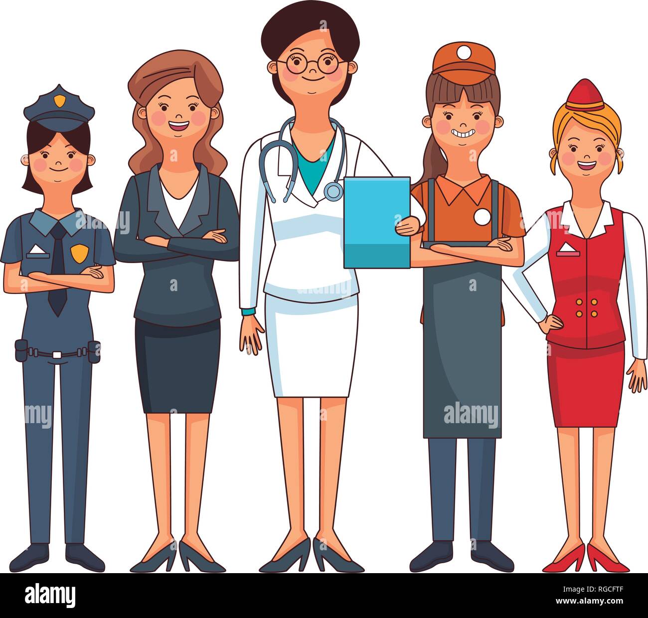 american labor day cartoon Stock Vector Image & Art - Alamy