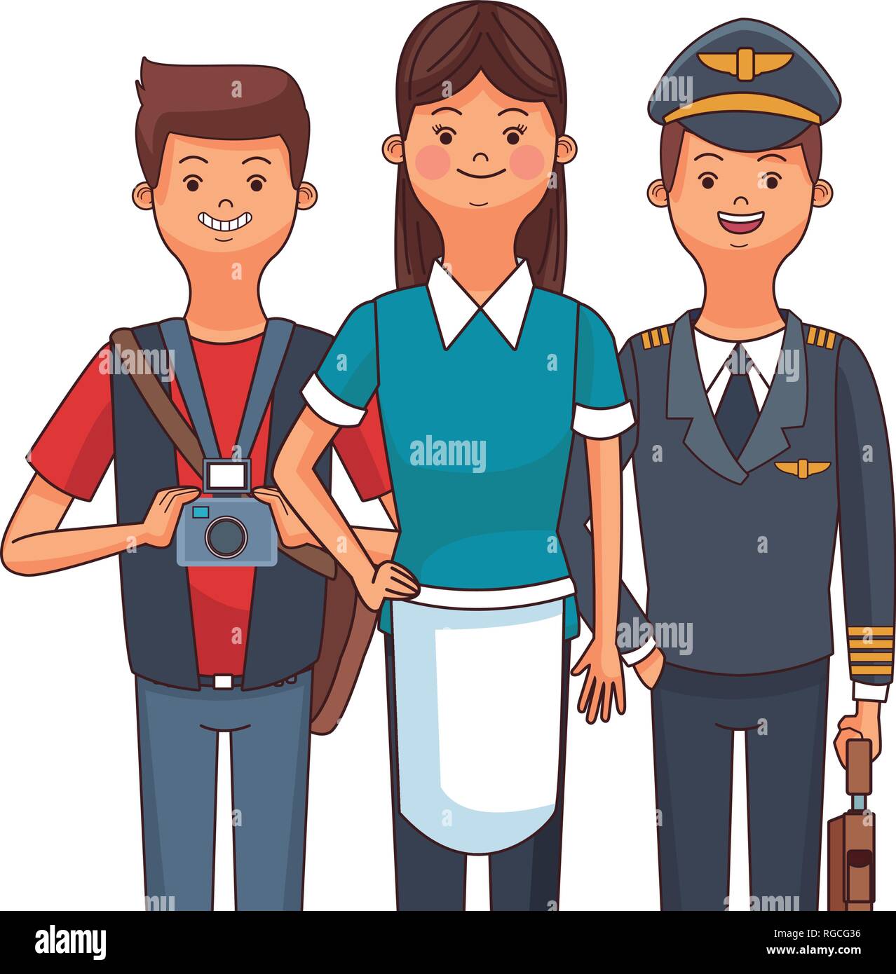 american labor day cartoon Stock Vector Image & Art - Alamy