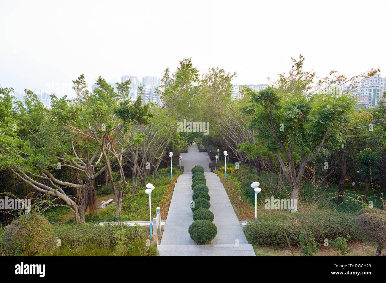 Park in Longgang District of Shenzhen Stock Photo - Alamy