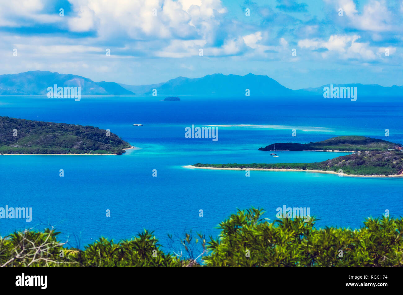 New Caledonia, Noumea, bay, New Caledonian barrier reef Stock Photo - Alamy