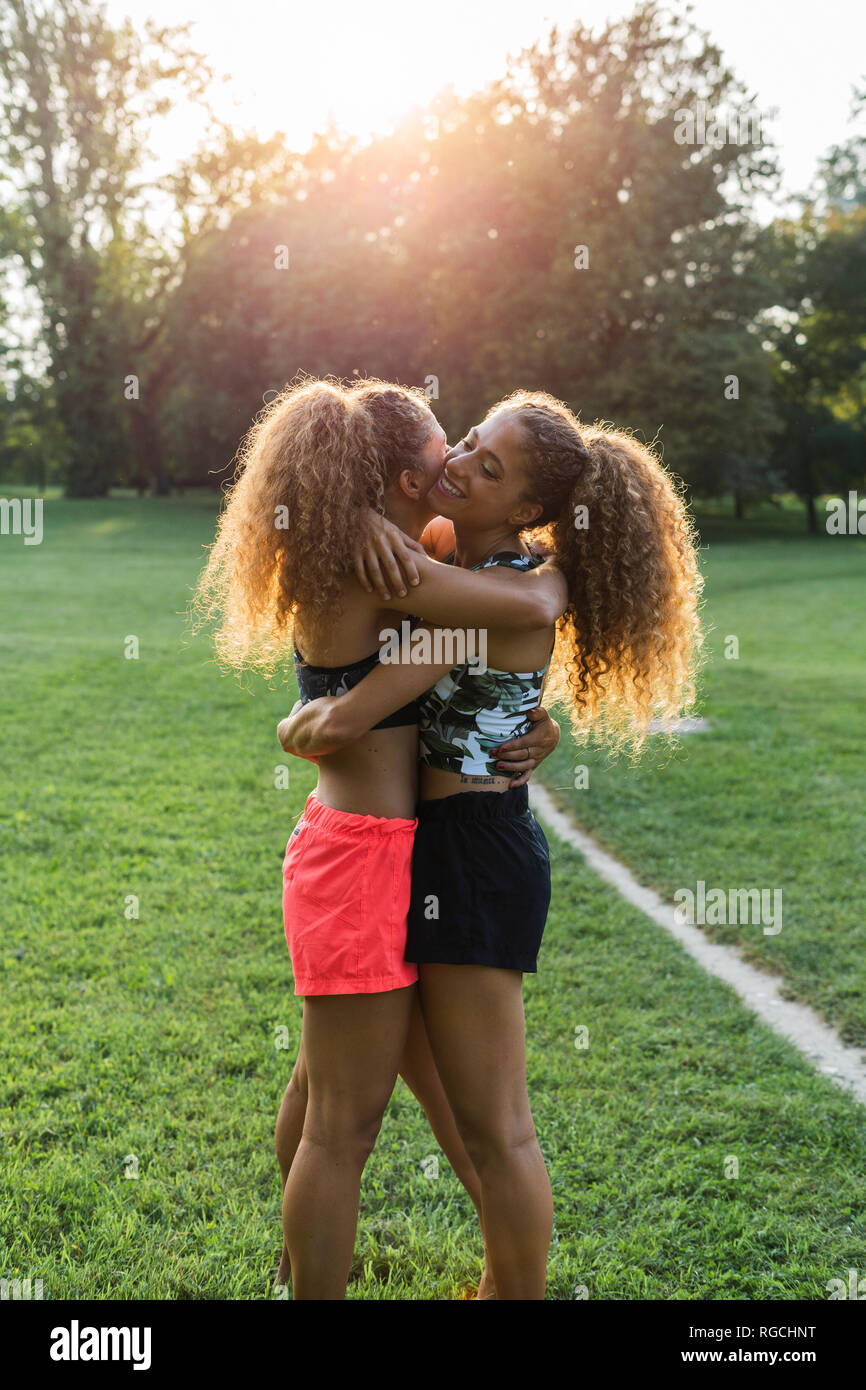 Two beautiful sisters stand hi-res stock photography and images - Alamy