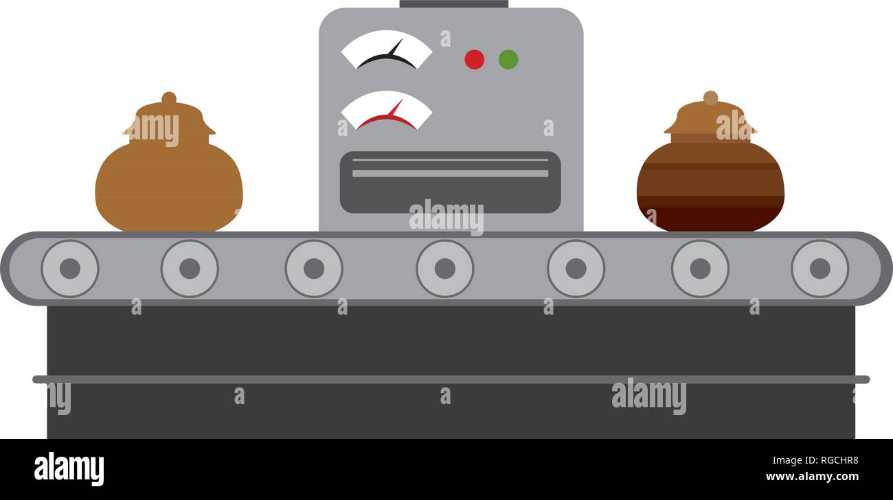 Abstract production line Stock Vector Image & Art - Alamy