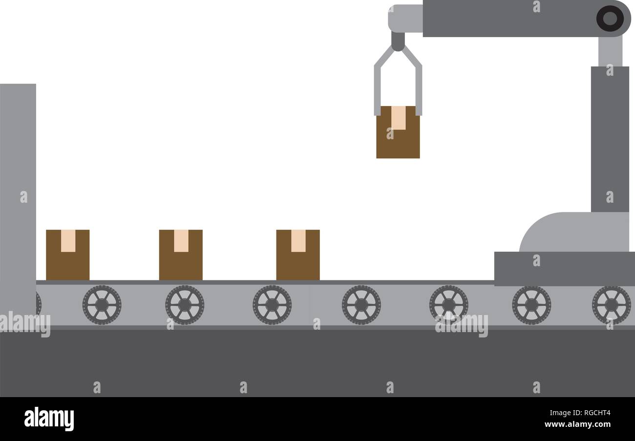 Abstract production line Stock Vector Image & Art - Alamy