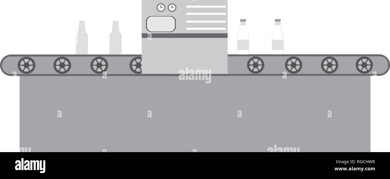 Conveyor machine image Stock Vector Images - Alamy