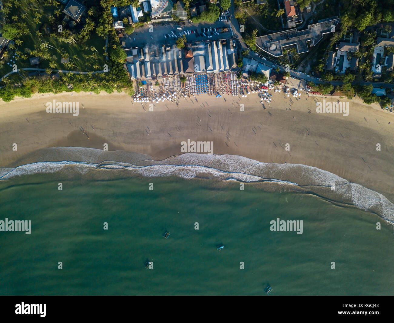 Aerial jimbaran beach above hi-res stock photography and images - Alamy
