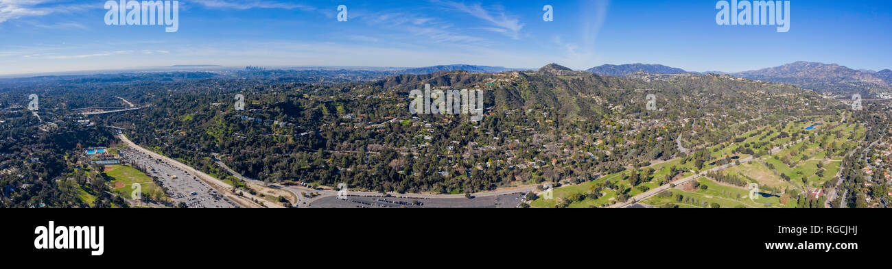 Los angeles country club aerial hi-res stock photography and images - Alamy