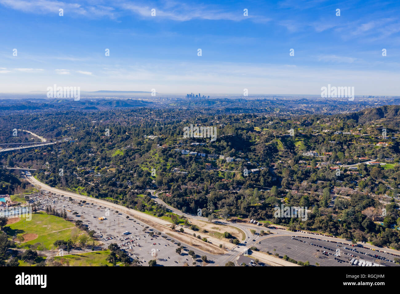 Pasadena aerial hi-res stock photography and images - Alamy