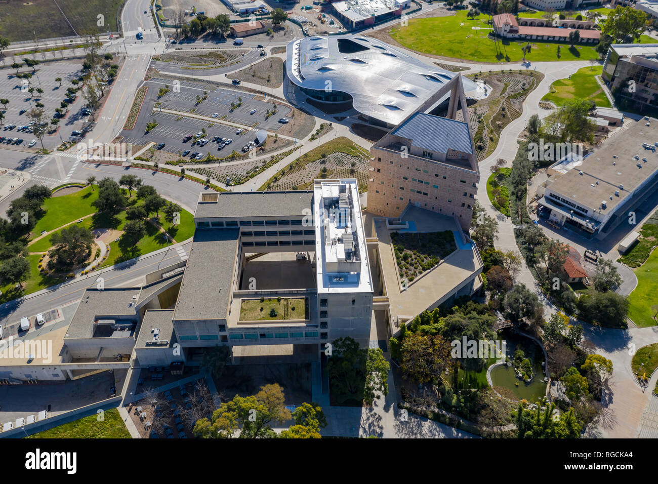 Aerial view of the Cal Poly Pomona campus, California Stock Photo - Alamy