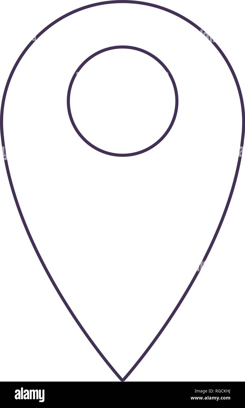 University location Stock Vector Images - Alamy