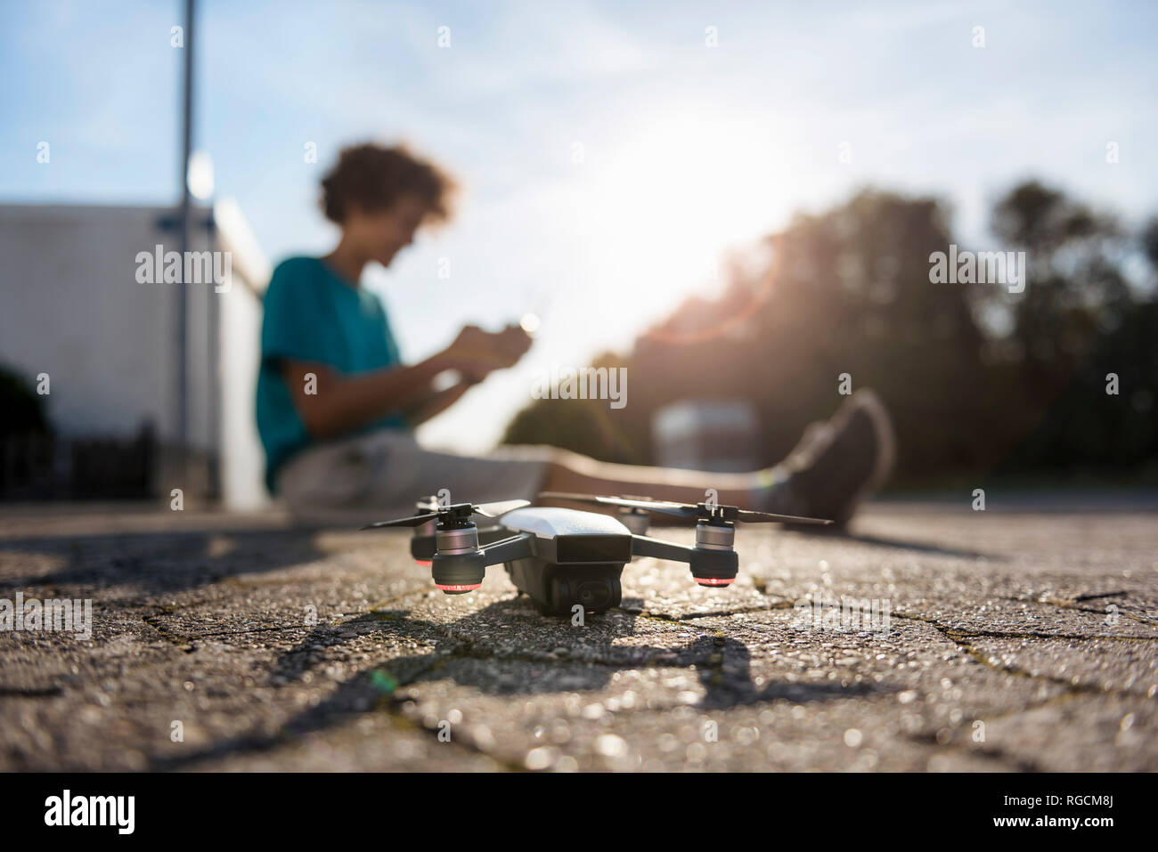 Drone of kids playing hi-res stock photography and images - Alamy