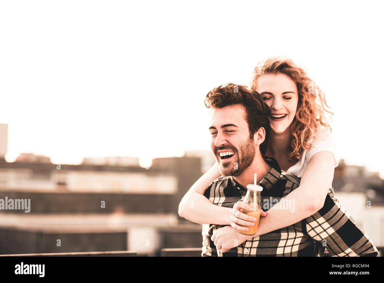 Portrait happy love couple hi-res stock photography and images - Alamy