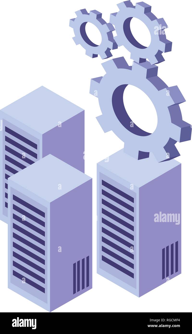 Data server systems Stock Vector Images - Alamy