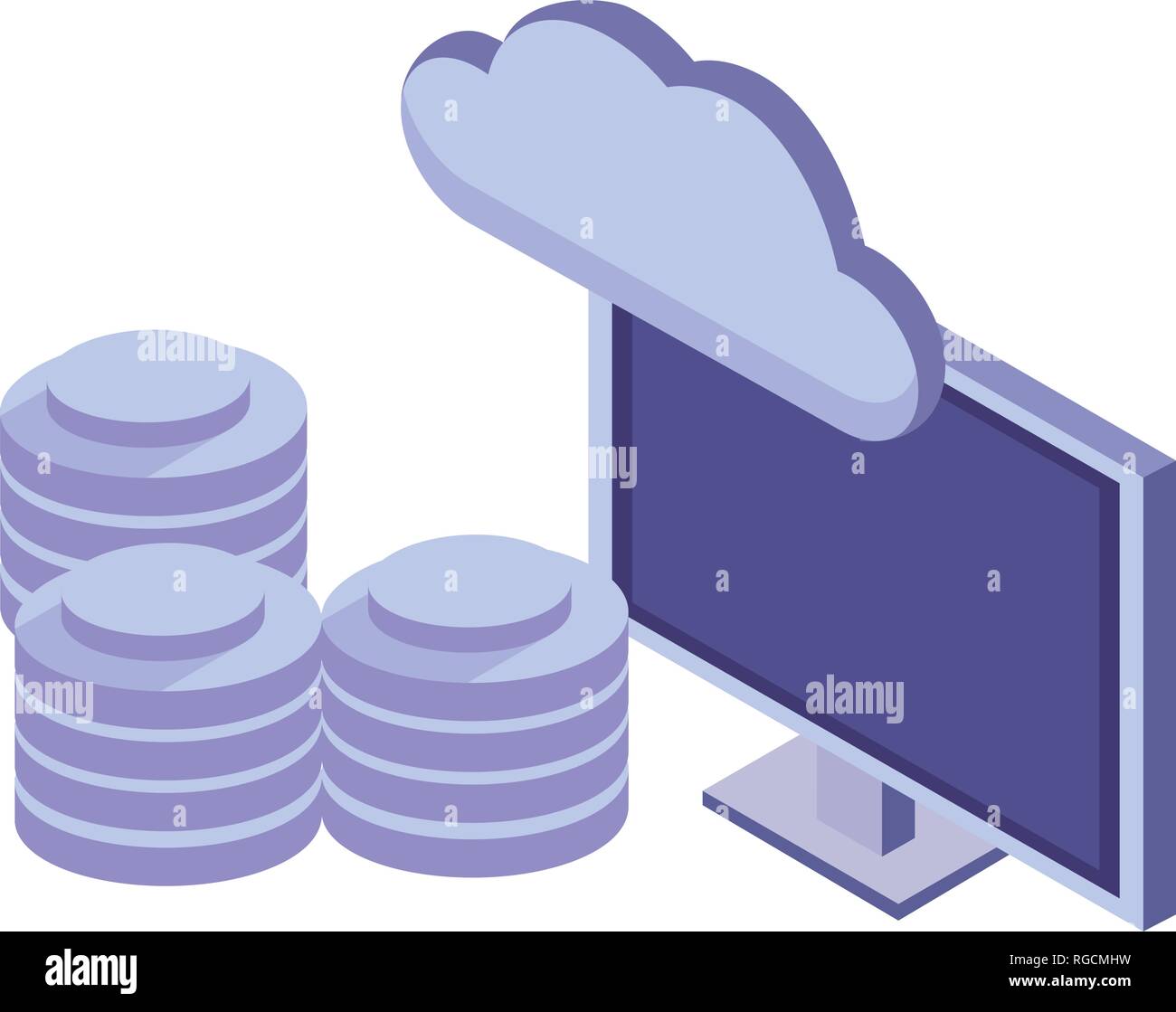 Cloud hard Stock Vector Images - Alamy