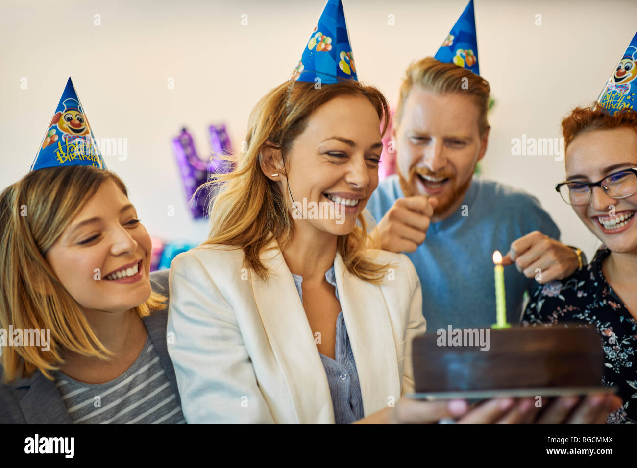 Party colleagues hi-res stock photography and images - Alamy