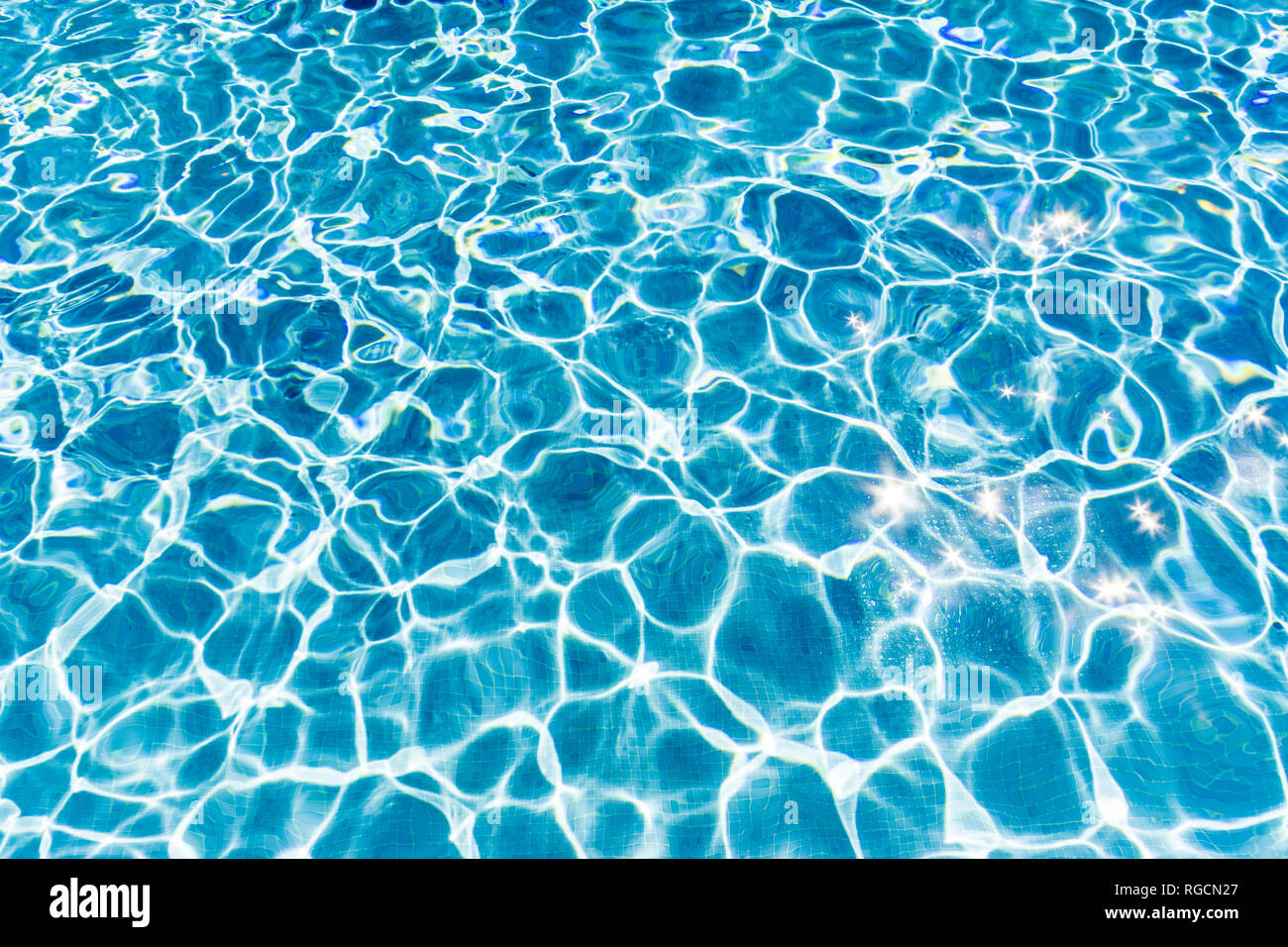 Water in swimming pool Stock Photo - Alamy
