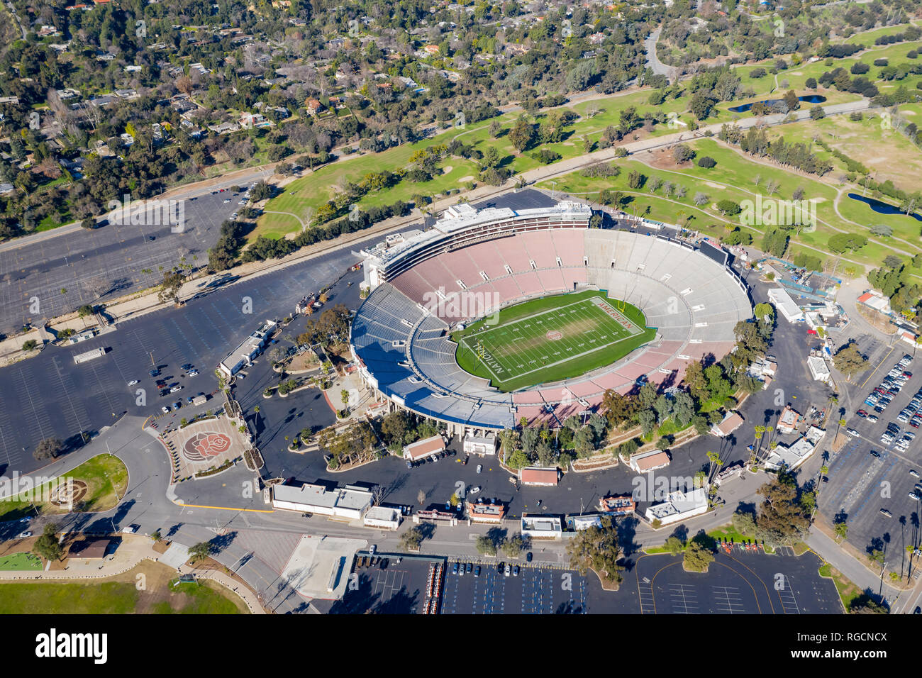 Rose bowl aerial hi-res stock photography and images - Alamy