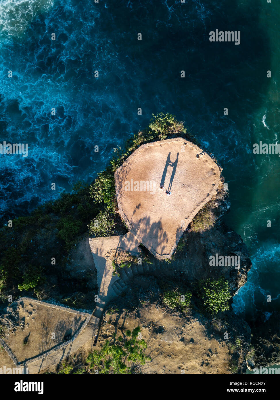Aerial viewpoint balangan beach hi-res stock photography and images - Alamy