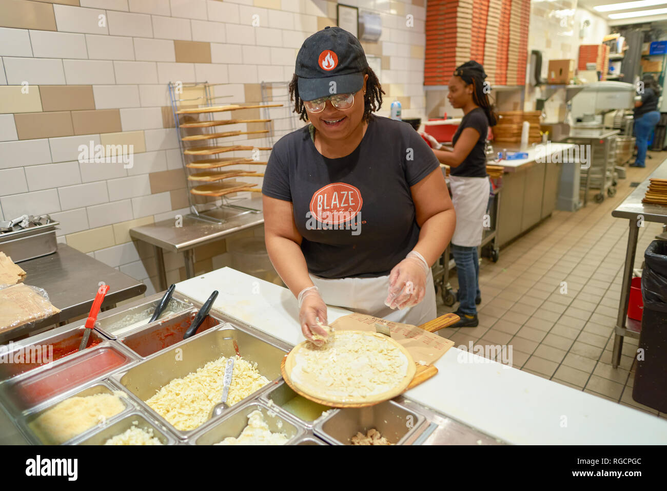 Pizza Assembly High Resolution Stock Photography and Images - Alamy