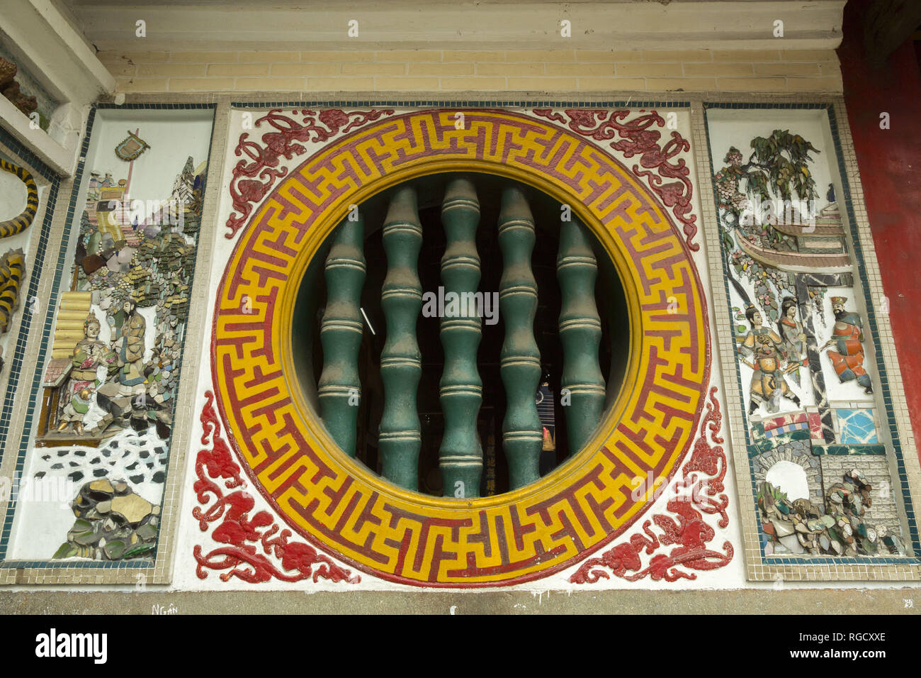 Asia china art decoration temple classic symbol wall culture tradition ...