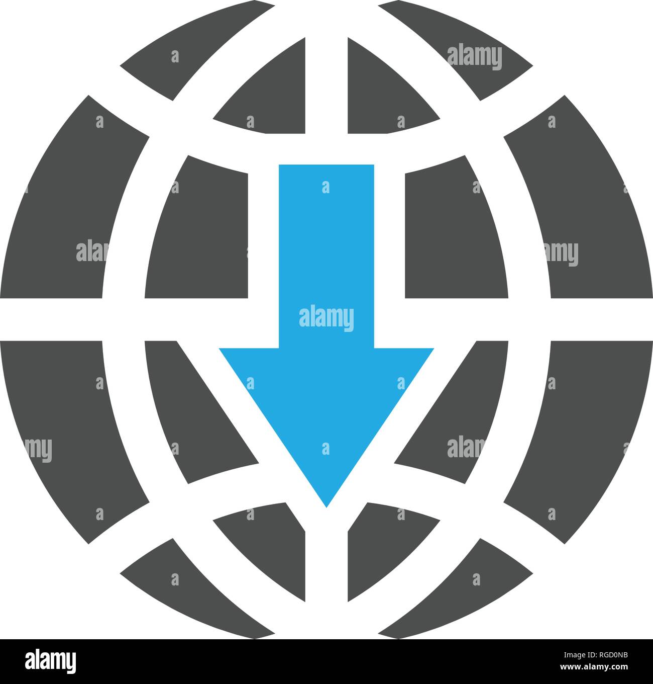 Web download icon graphic design template vector isolated Stock Vector ...