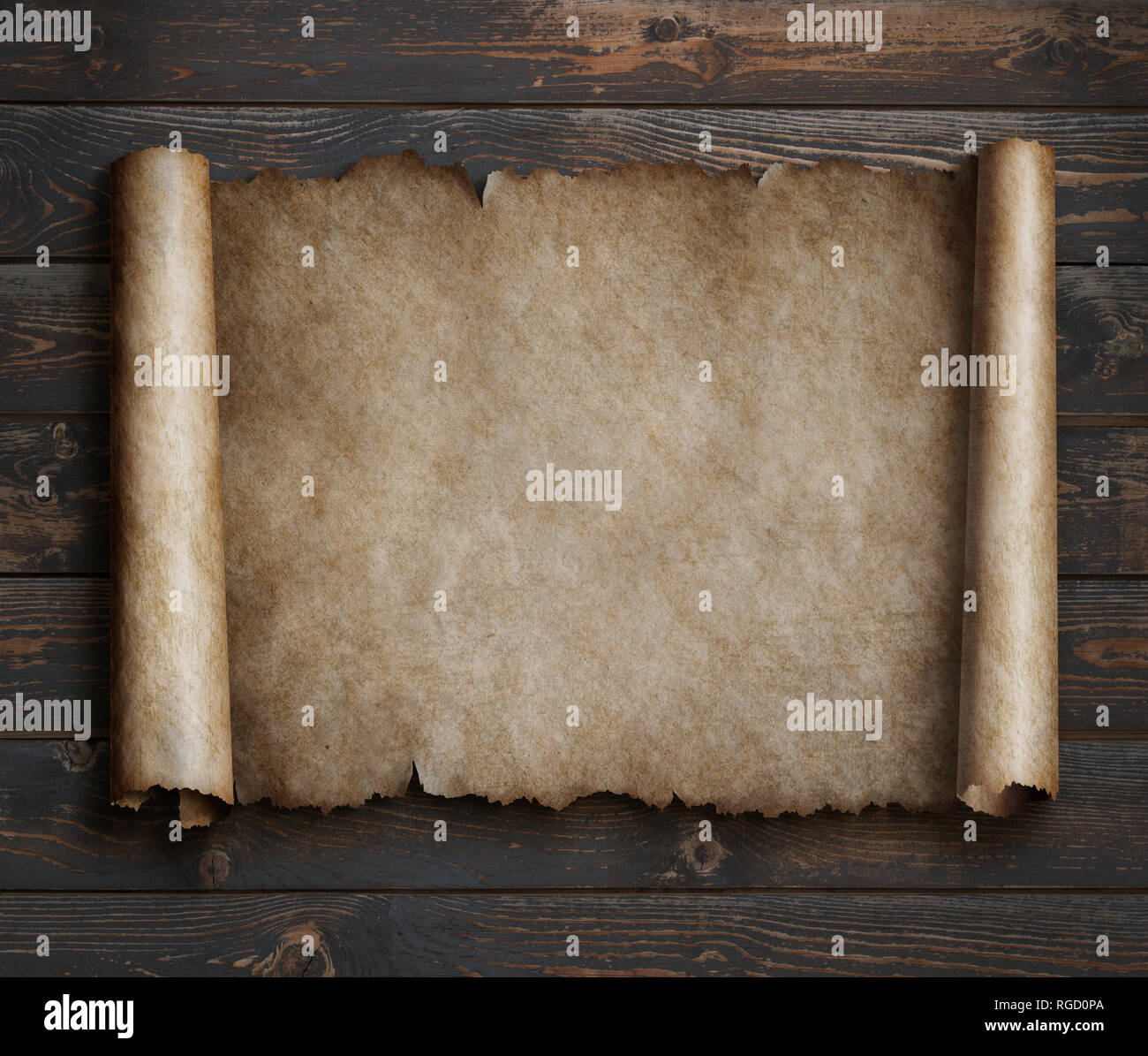 Vintage parchment map 3d hi-res stock photography and images - Alamy