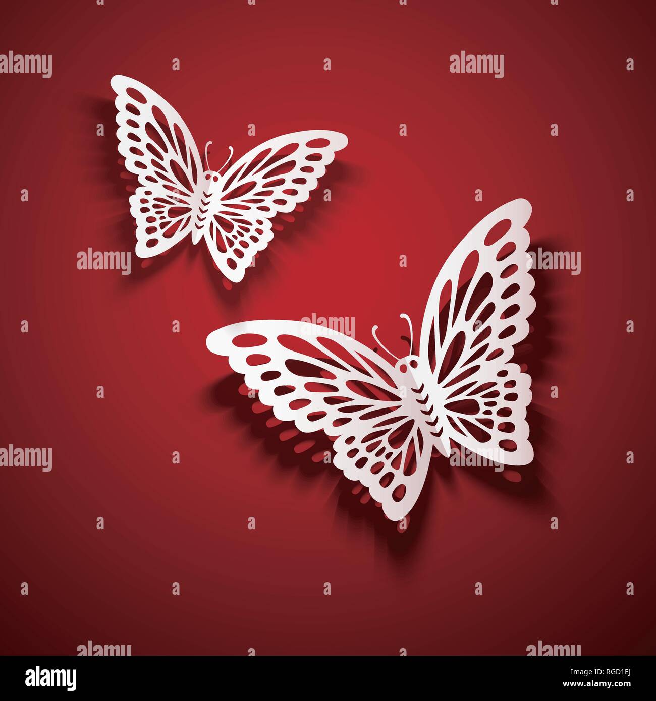 Butterfly cut cutout paper hi-res stock photography and images - Alamy