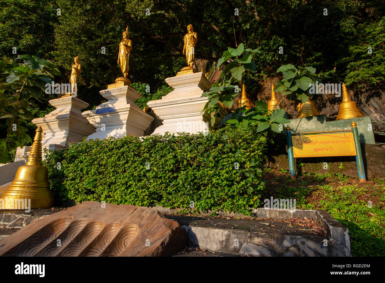 The Tiger Cave Temple or Wat Tham Suea is a Buddhist temple near Krabi ...