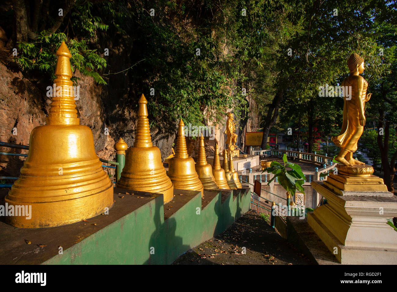 The Tiger Cave Temple or Wat Tham Suea is a Buddhist temple near Krabi ...