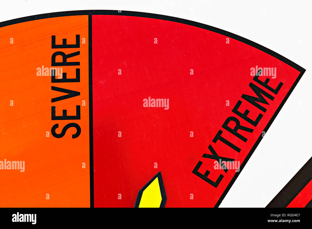 Fire danger rating system hi-res stock photography and images - Alamy