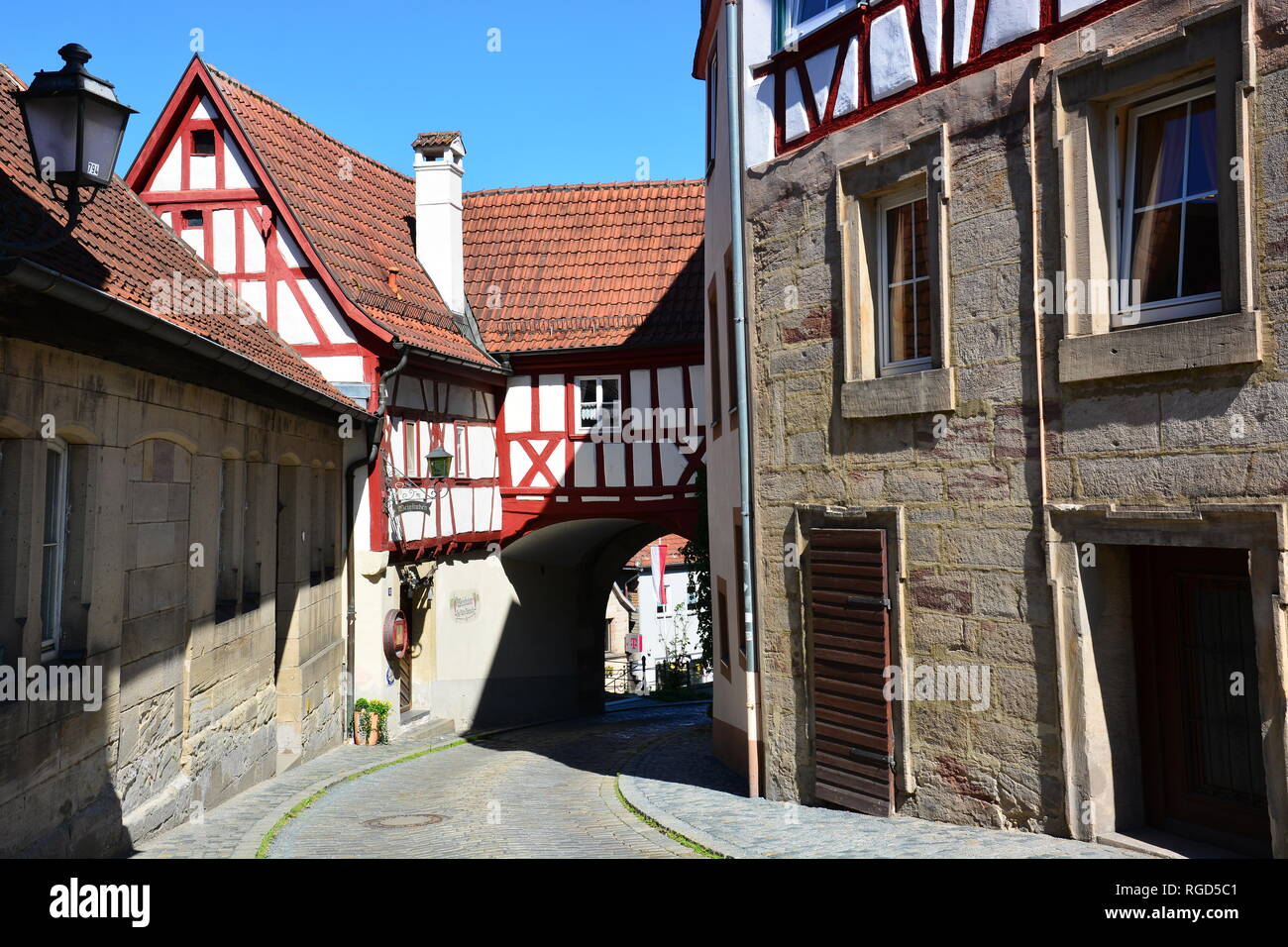 Kronach, Germany – View in the historical town of Kronach, Bavaria ...