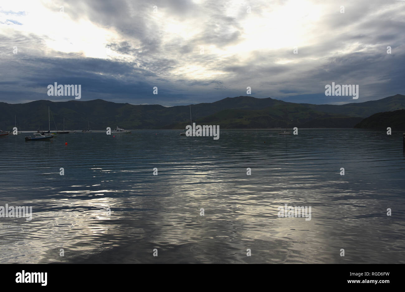 Akaroa new zealand hi-res stock photography and images - Alamy