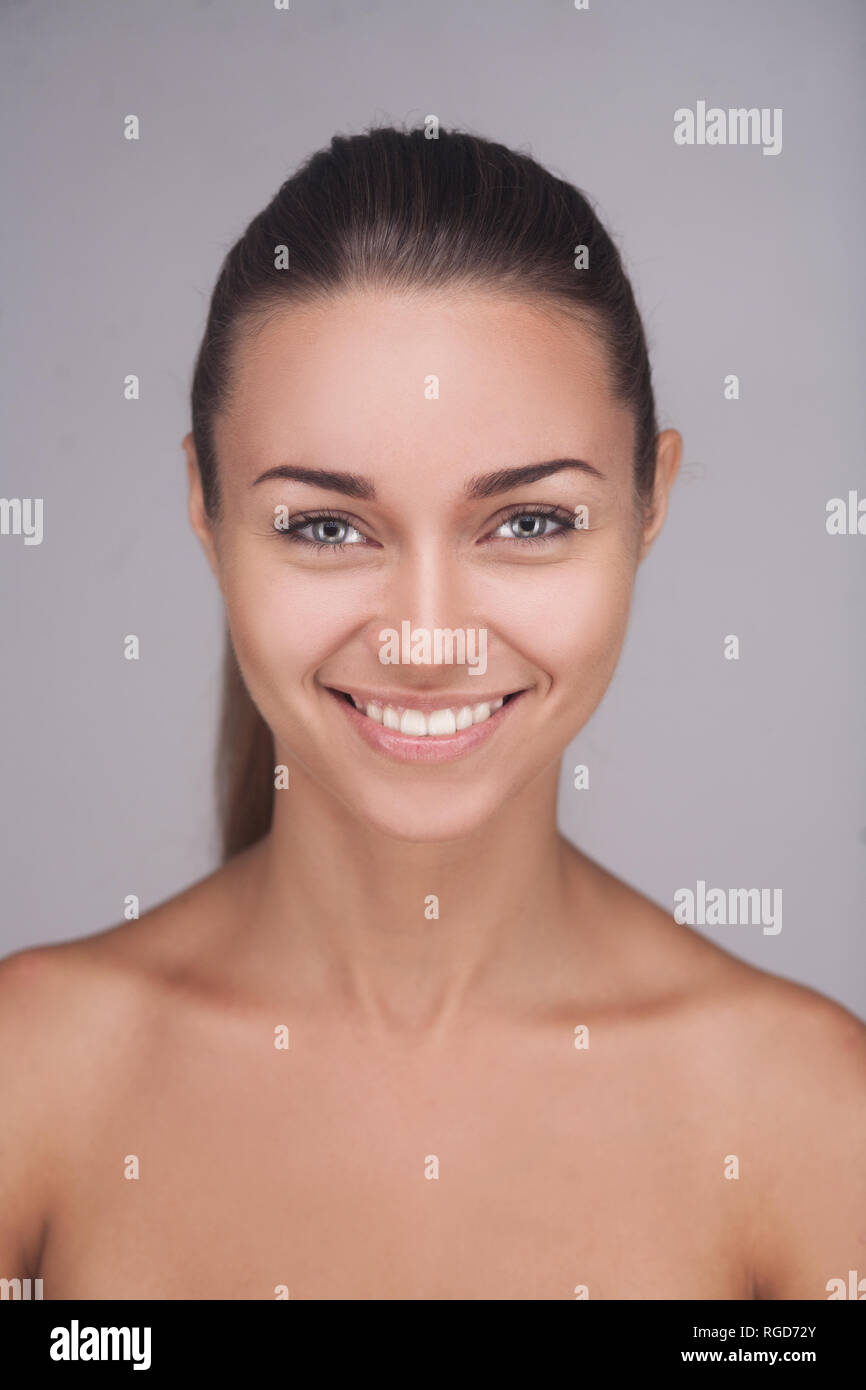 One teeth smile hi-res stock photography and images - Alamy