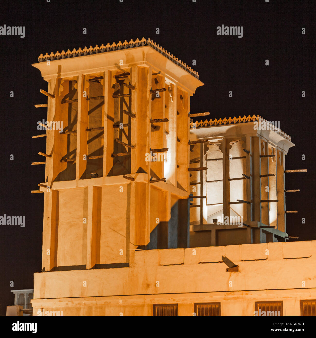 Traditional arabian wind tower in hi-res stock photography and images ...
