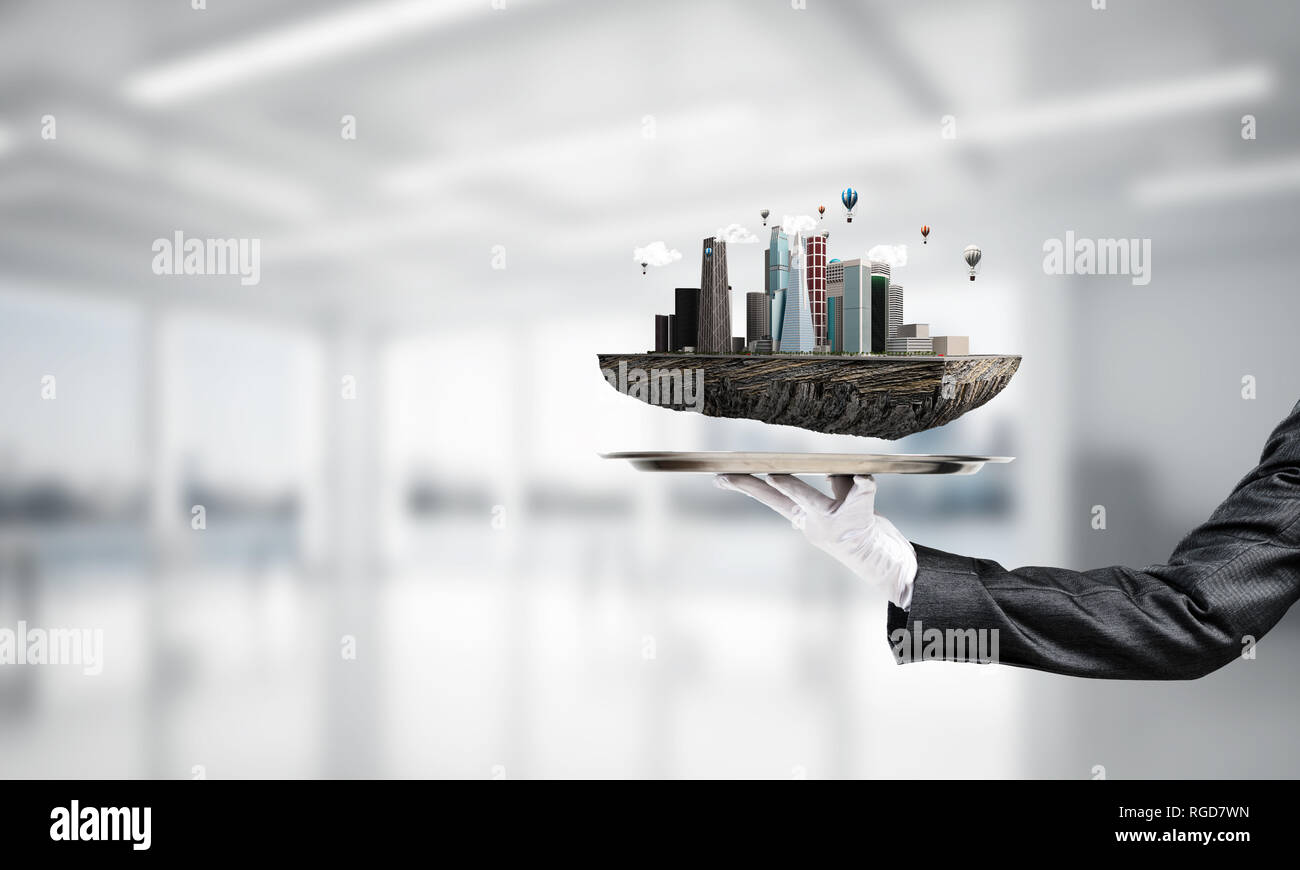 Concept of modern urban development Stock Photo - Alamy