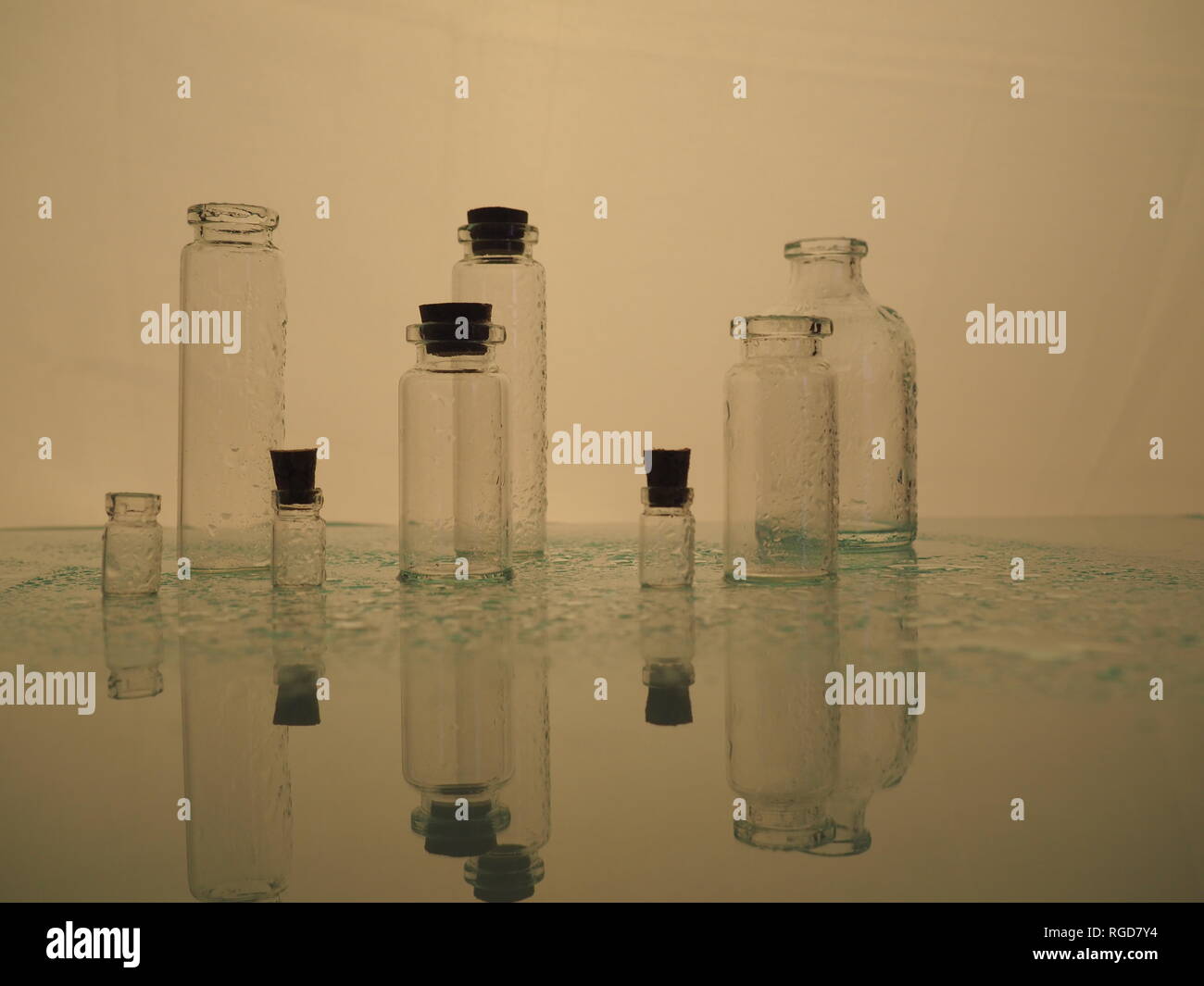 Empty sample bottles hi-res stock photography and images - Alamy