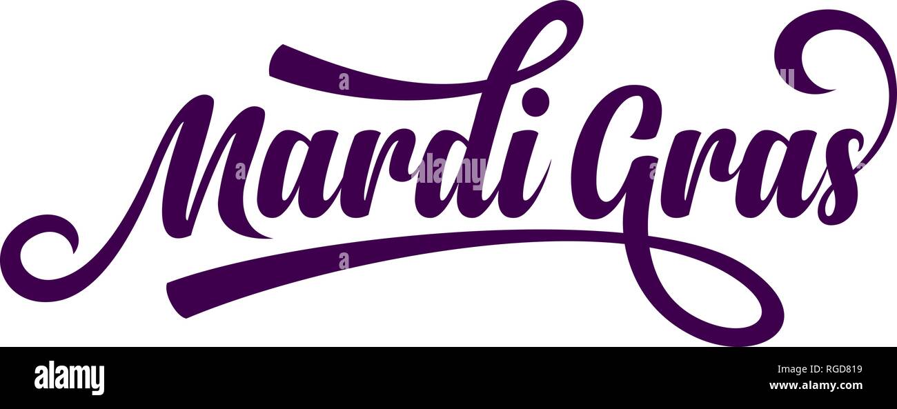 Mardi Gras text Stock Vector Image & Art - Alamy