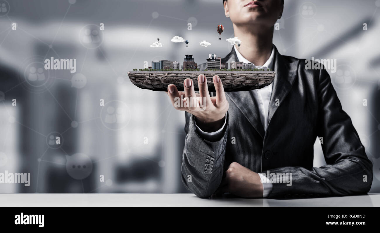 Concept of modern urban development Stock Photo - Alamy