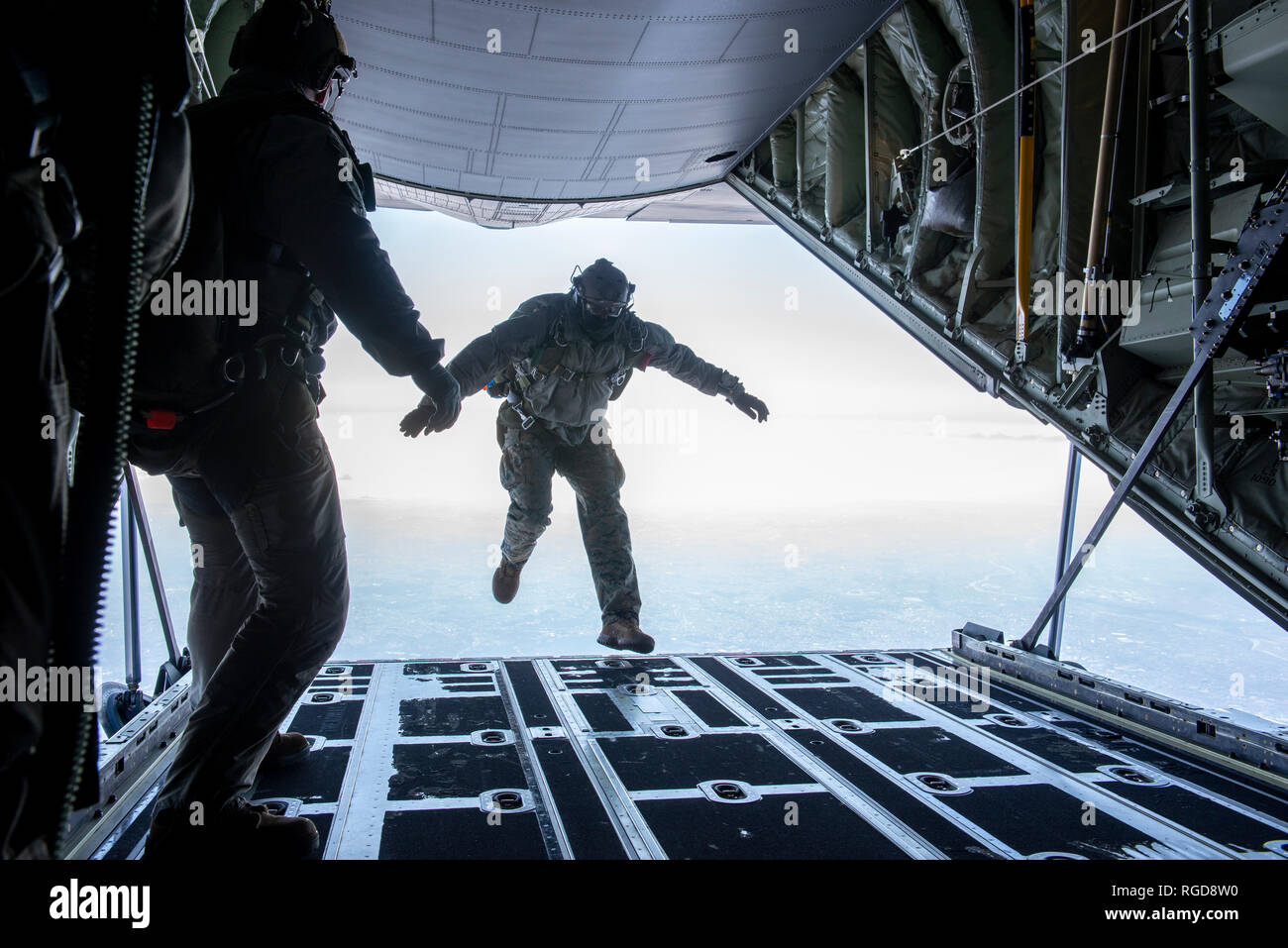 A U.S. Marine with 3rd Reconnaissance Battalion, 3rd Marine Division ...