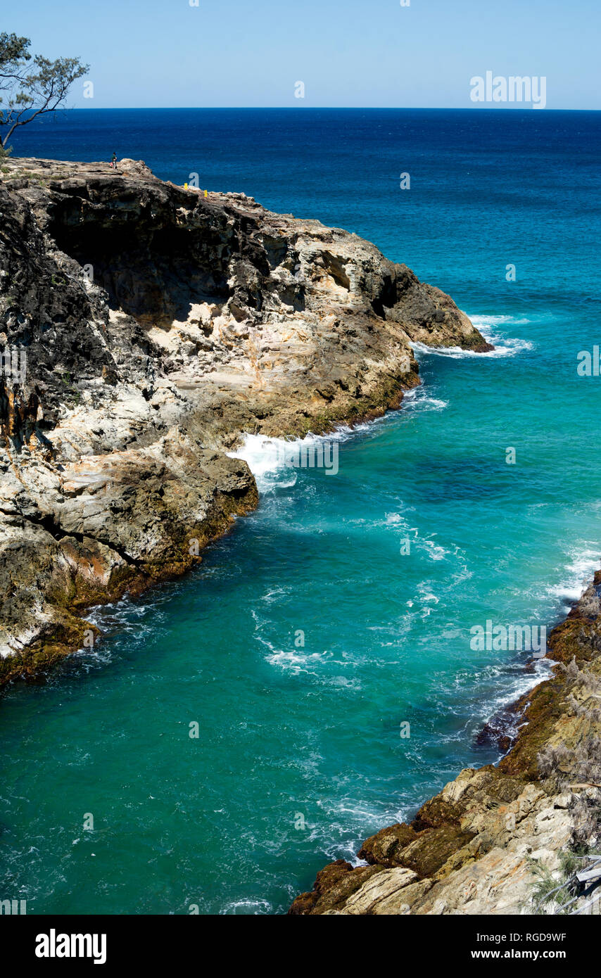 North Gorge seen from North Gorge Walk, Point Lookout, North Stradbroke ...